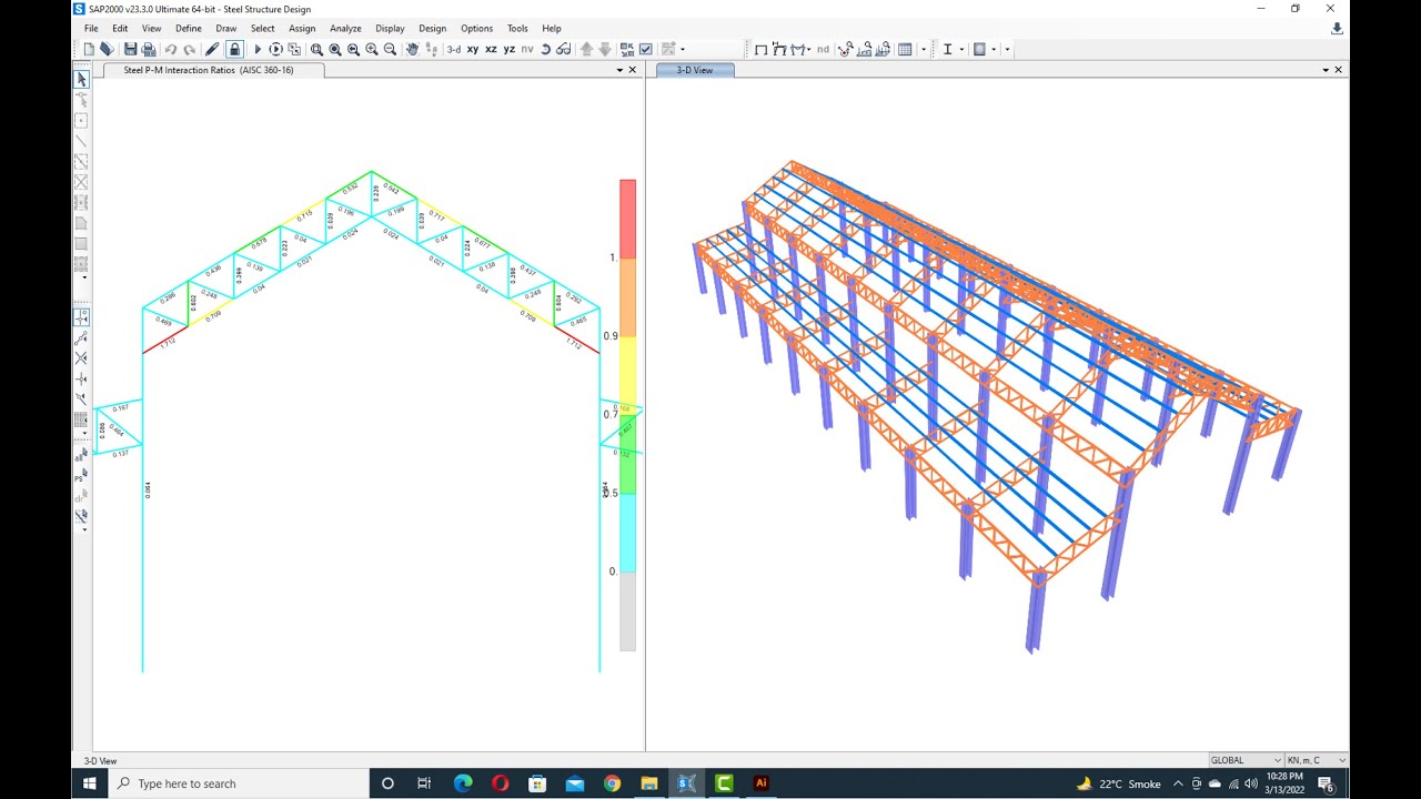 Industrial Steel Structure | Industrial Steel Structure Modeling in ...