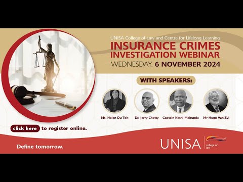 Unisa College of Law Life-long Learning Webinar - YouTube