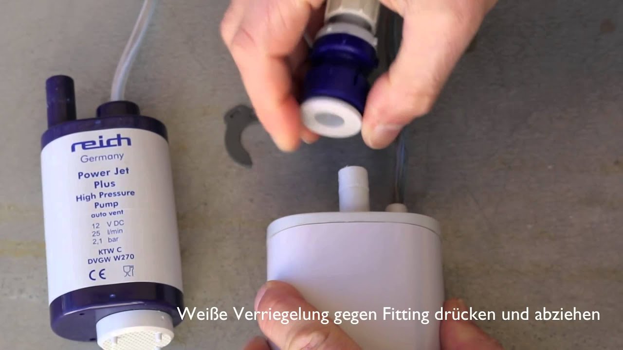 Reich UniQuick System Tauchpumpentausch - YouTube