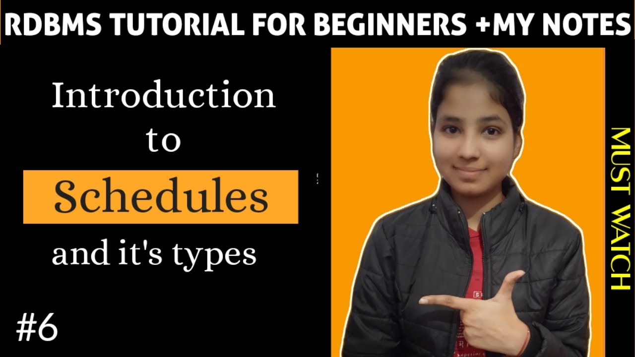 SCHEDULES IN TRANSACTIONS||TYPES OF SCHEDULES- SERIAL AND NON-SERIAL ...