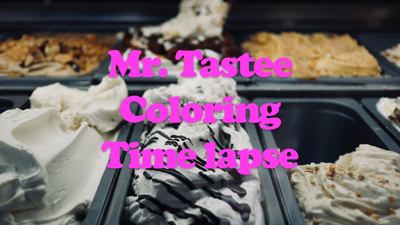 Mr. Tastee Coloring Time Lapse - YouTube