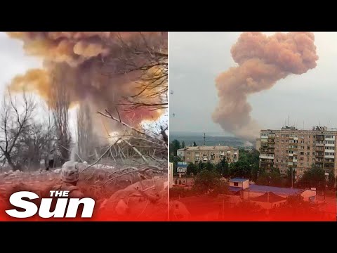 Ukrainian soldiers hit by 'giant cloud of ACID as Russia takes city'