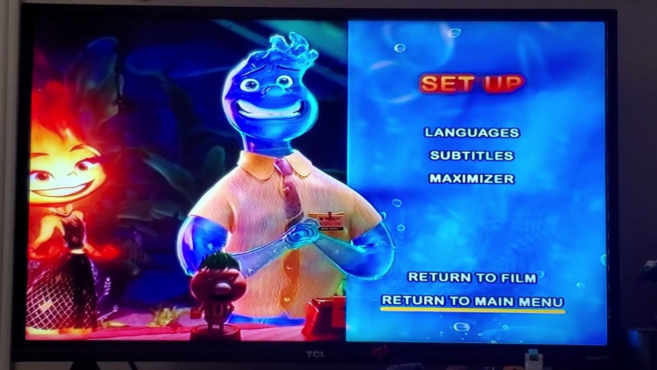 Elemental 2023 DVD Menu Walkthrough - YouTube