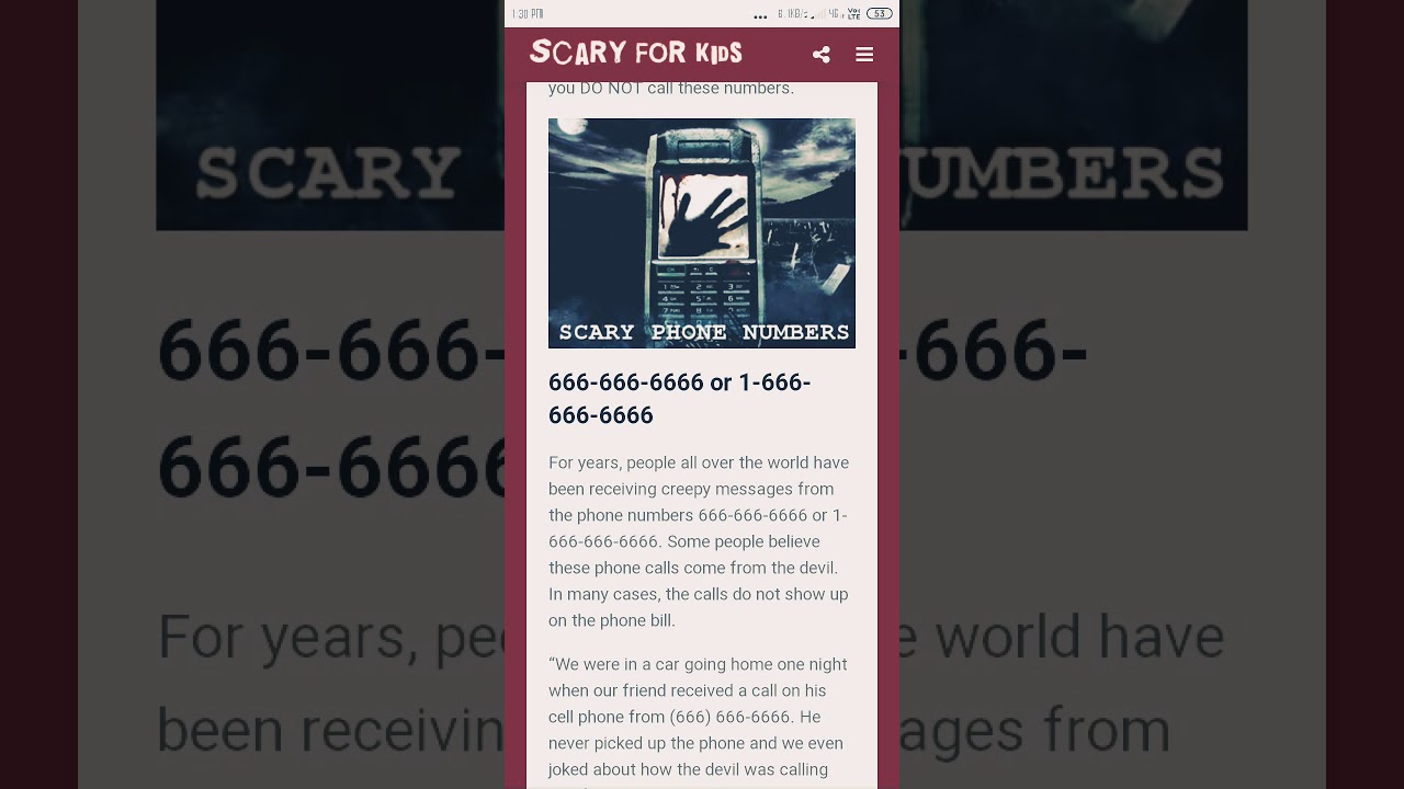Scary numbers review is this real or not - YouTube