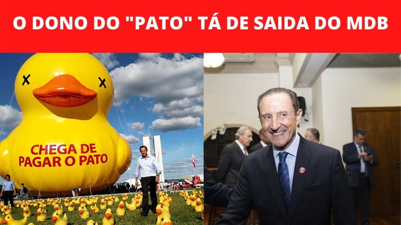 O homem do pato, PAULO SKAF da FIESP ESTA SAINDO DO MDB - YouTube