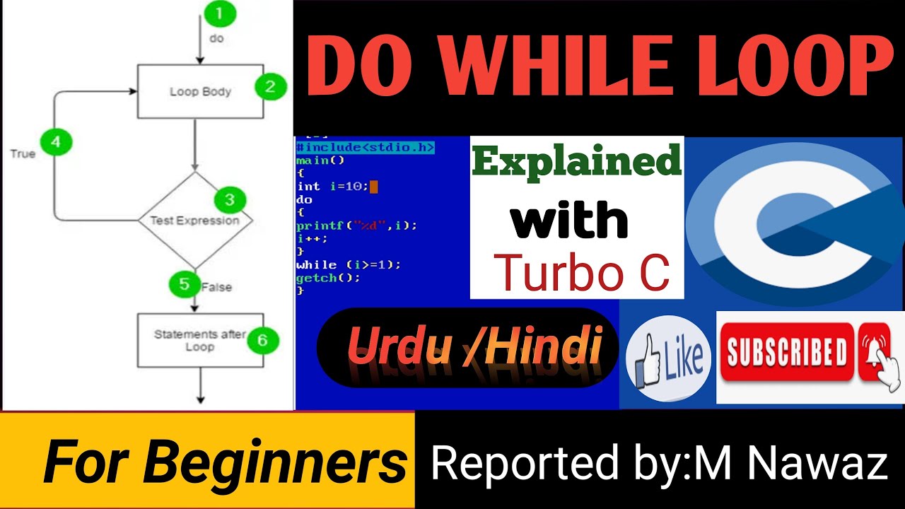 do while loop | do while loop in c |do while loop in c programming - YouTube