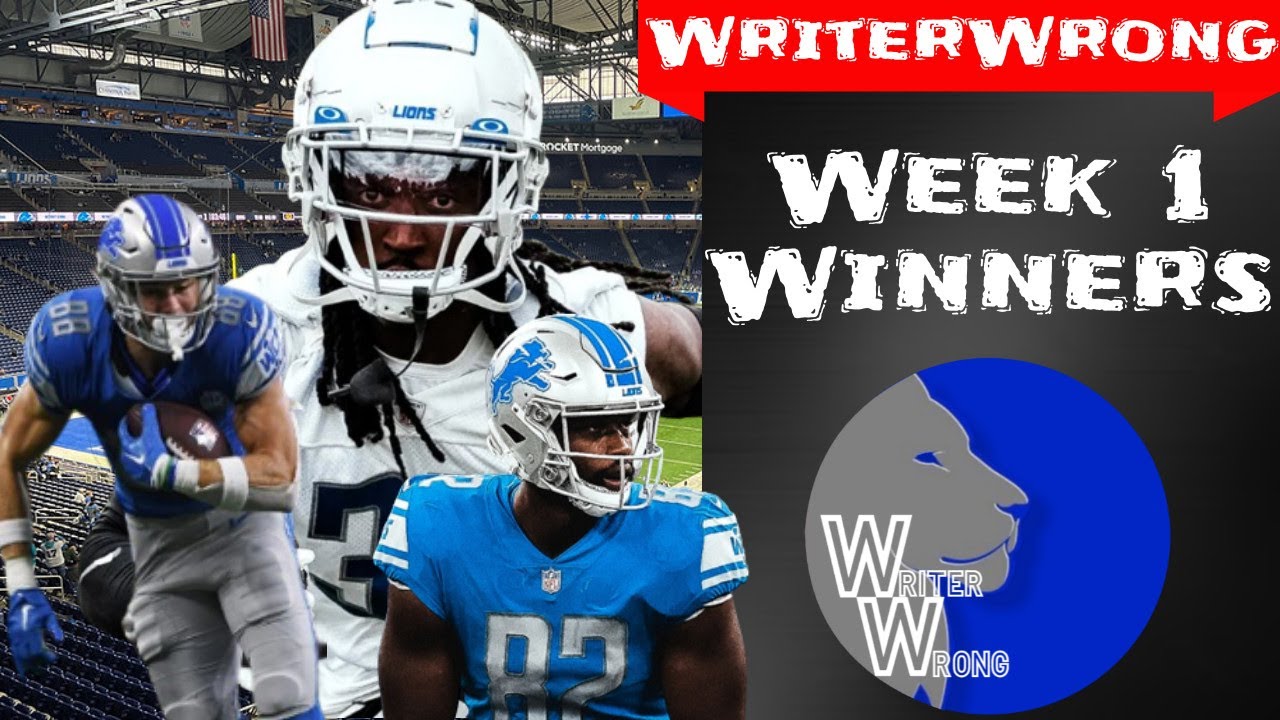 The Detroit Lions BIGGEST WINNERS from Week 1 of the NFL Preseason ...