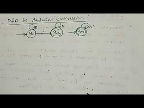 DFA to regular expression Lecture 2|Arden Theorem|Theory of computation - YouTube