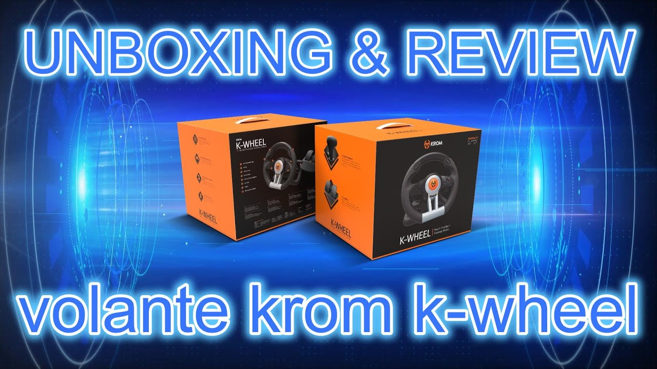 volante krom k-wheel - UNBOXING & REVIEW EN ESPAÑOL - YouTube