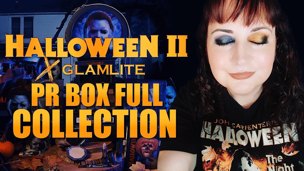 NEW!!! Halloween II x Glamlite PR Box Full Collection Unboxing + Review ...