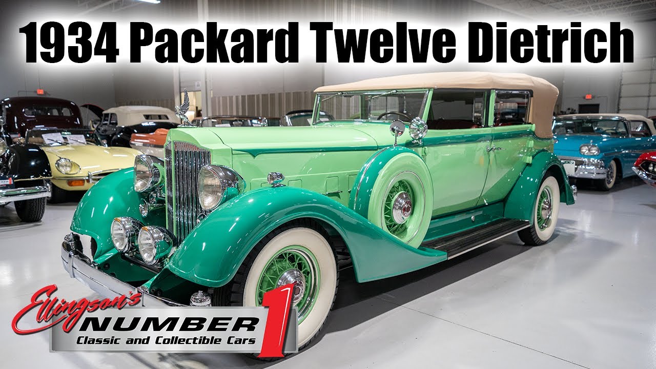 1934 Packard Twelve Dietrich Convertible Sedan - FOR SALE at Ellingson ...