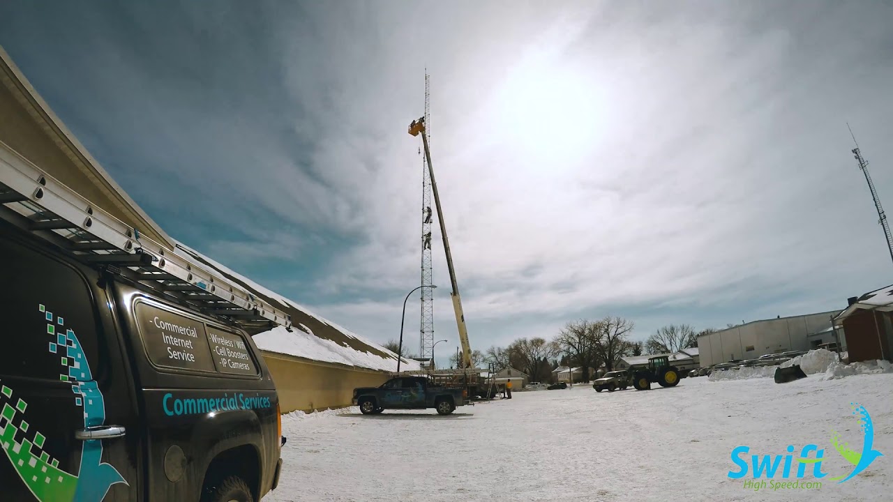 120ft CSA Trylon Tower Stacking Time Lapse - YouTube