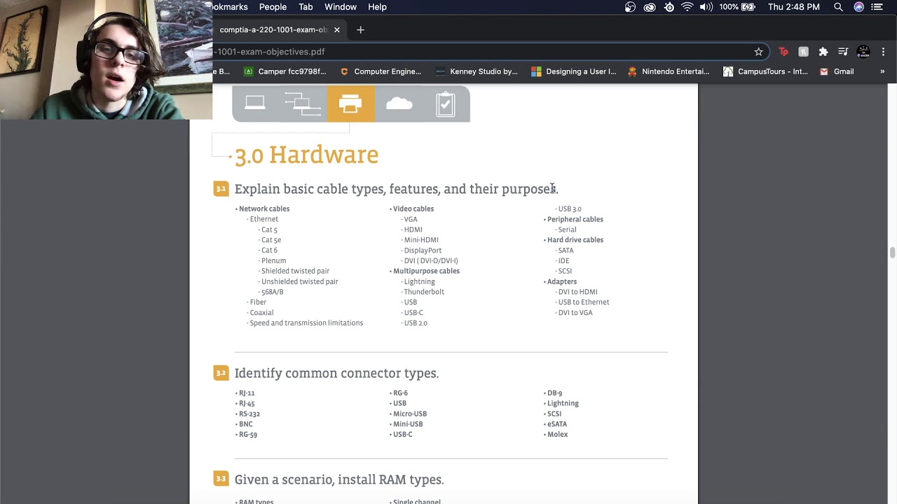 CompTIA A+ 1001 Exam Objectives - YouTube