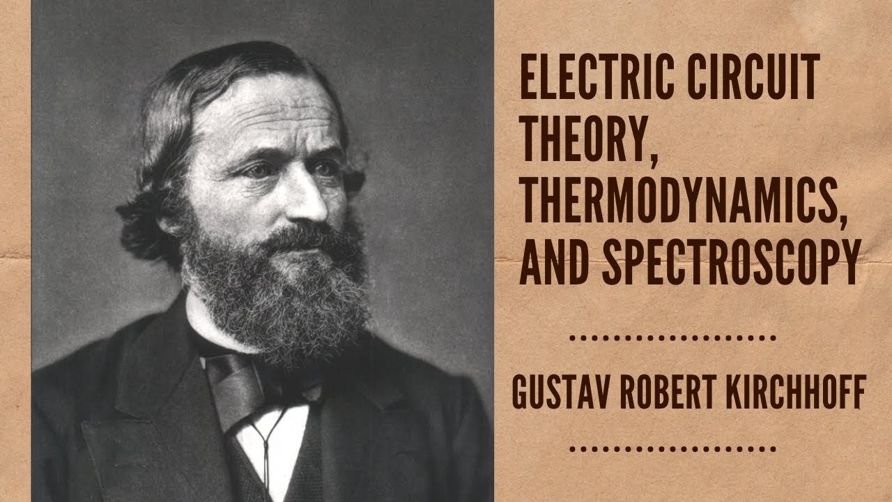 GUSTAV ROBERT KIRCHHOFF BIOGRAPHY AND BEST QUOTES || ELECTRICAL CIRCUIT ...