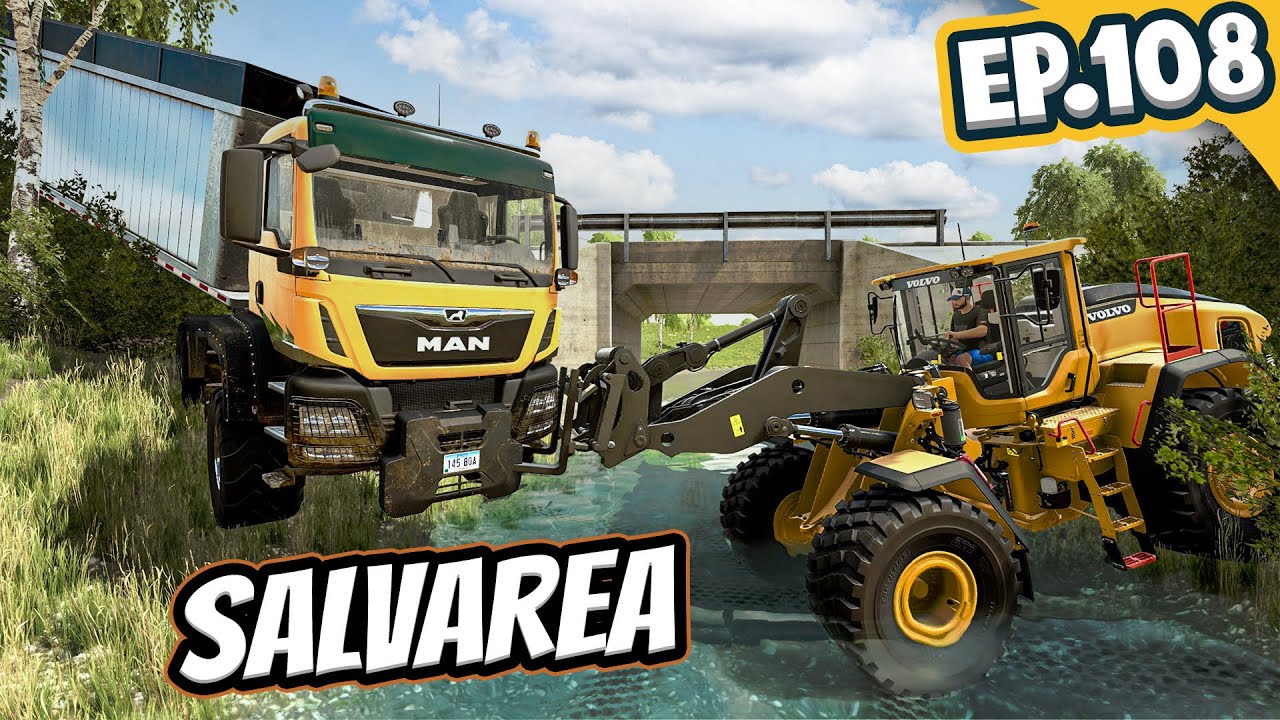 ACCIDENT CU 80 DE TONE DE PAIE! Fs22 Elmcreek Ep.108 - YouTube