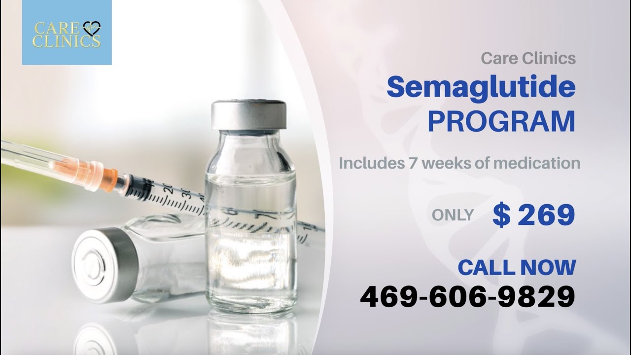 Semaglutide Weightloss Program | Care Clinics - YouTube