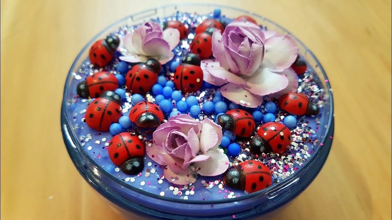 MAKING MAGICAL LADYBUG SLIME ~ How To Make Slime At Home DYI - YouTube