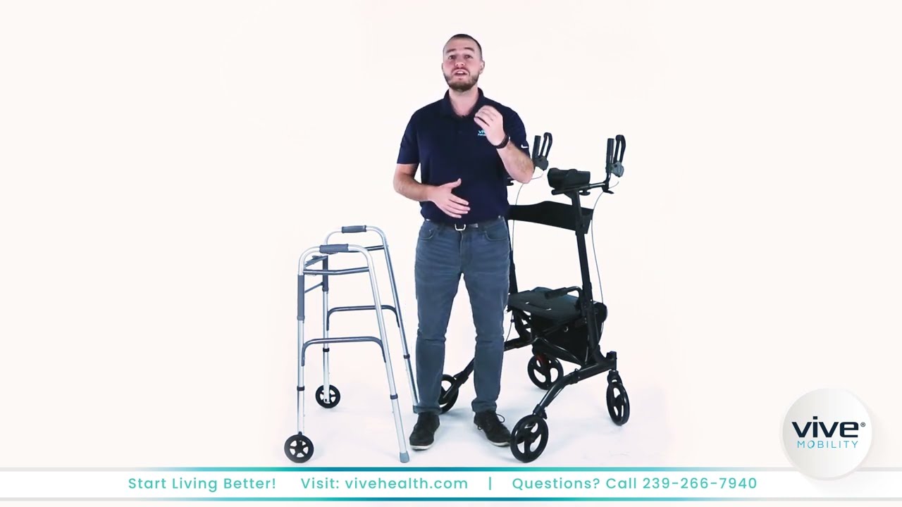 About the Vive Mobility Upright Walker - YouTube