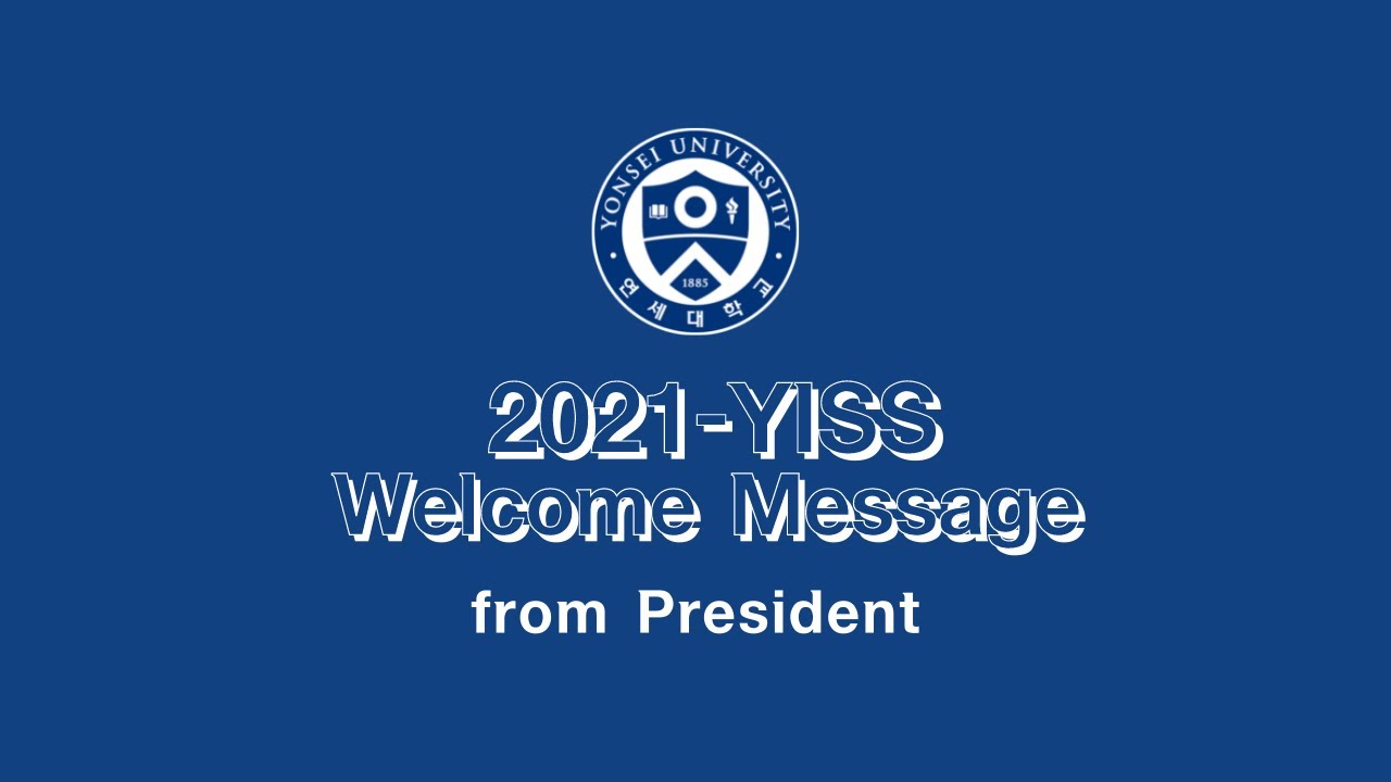 [2021 YISS OT] Welcome Remarks by the President - YouTube