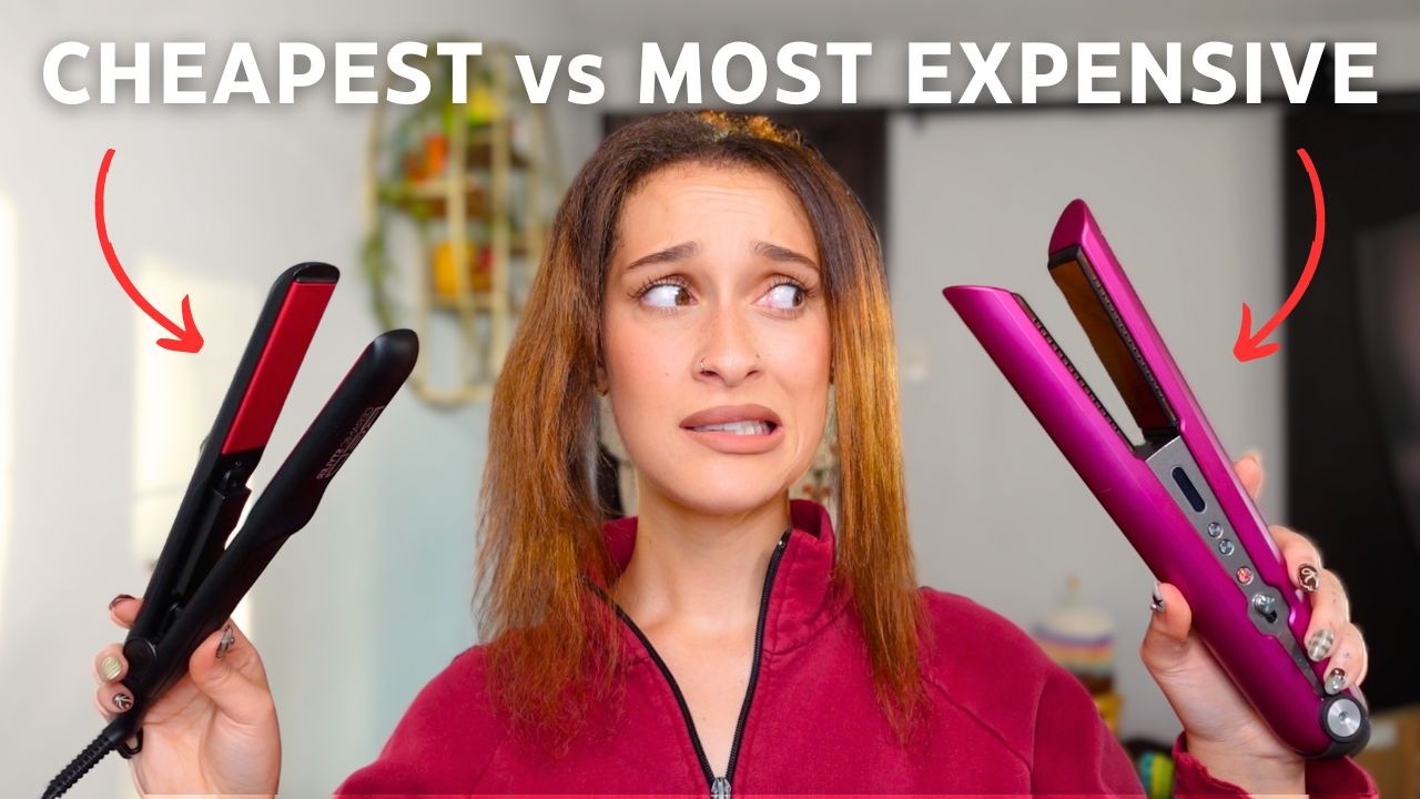 CHEAPEST VS MOST EXPENSIVE HAIR STRAIGHTENER - YouTube