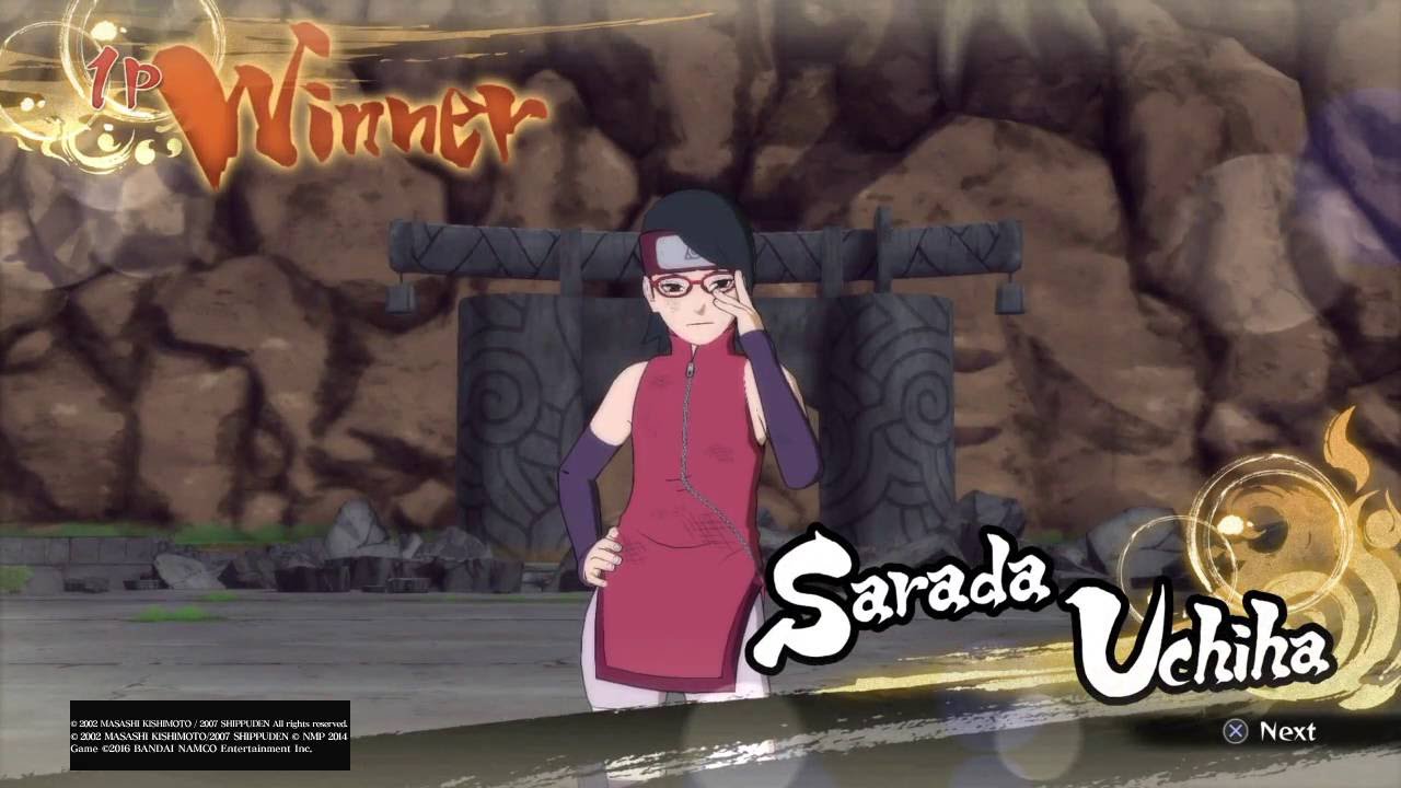 Naruto Storm 4 Sarada vs. Karin (2 fights) - YouTube