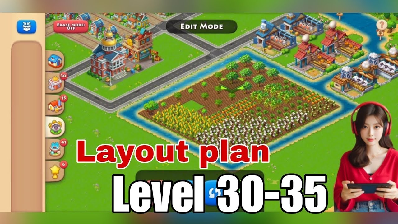 Township: Layout Design level 30 - 35 - YouTube