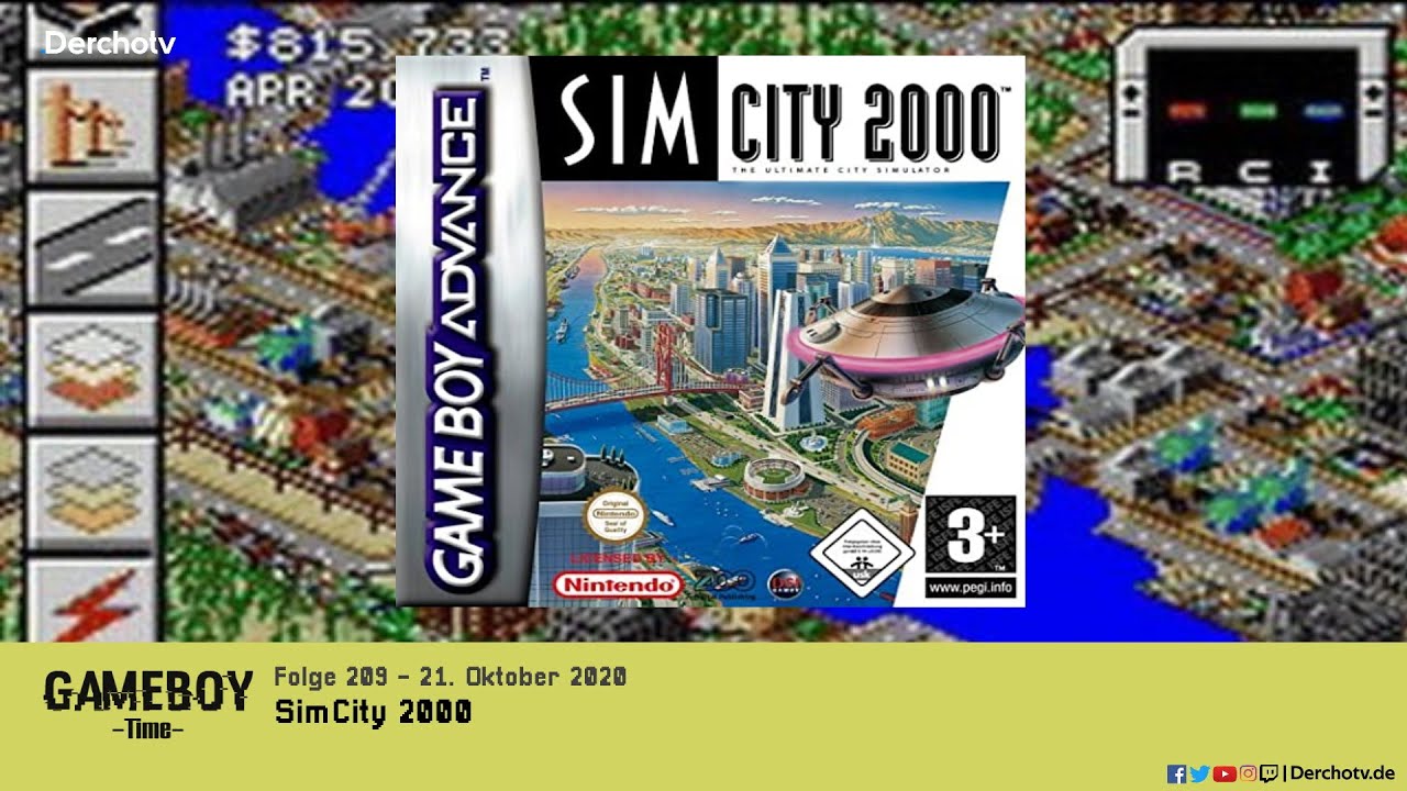 Wir bauen unsere eigene Stadt – SimCity 2000 | GAMEBOY Time vom 21.10. ...