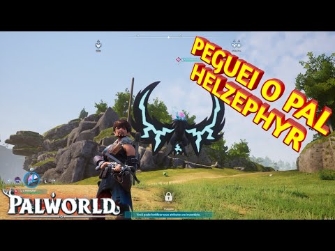 PALWORLD GAMEPLAY PT BR XBOX SÉRIES PEGUEI O PAL HELZEPHYR UM VOADOR ...