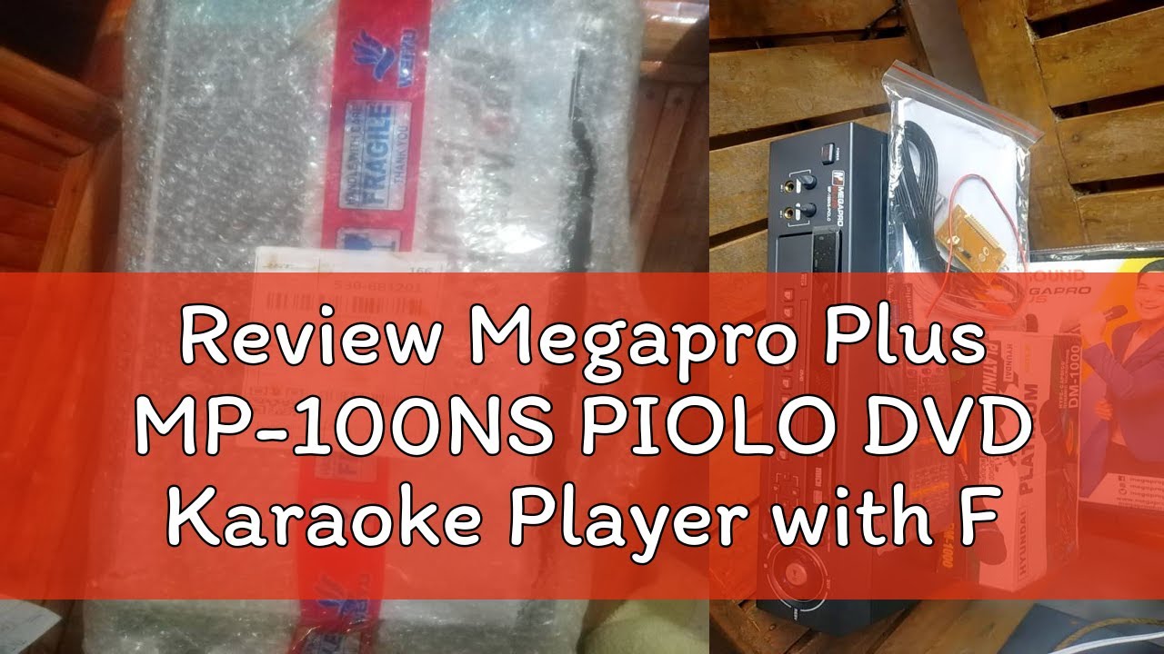 Review Megapro Plus MP-100NS PIOLO DVD Karaoke Player with Free ...