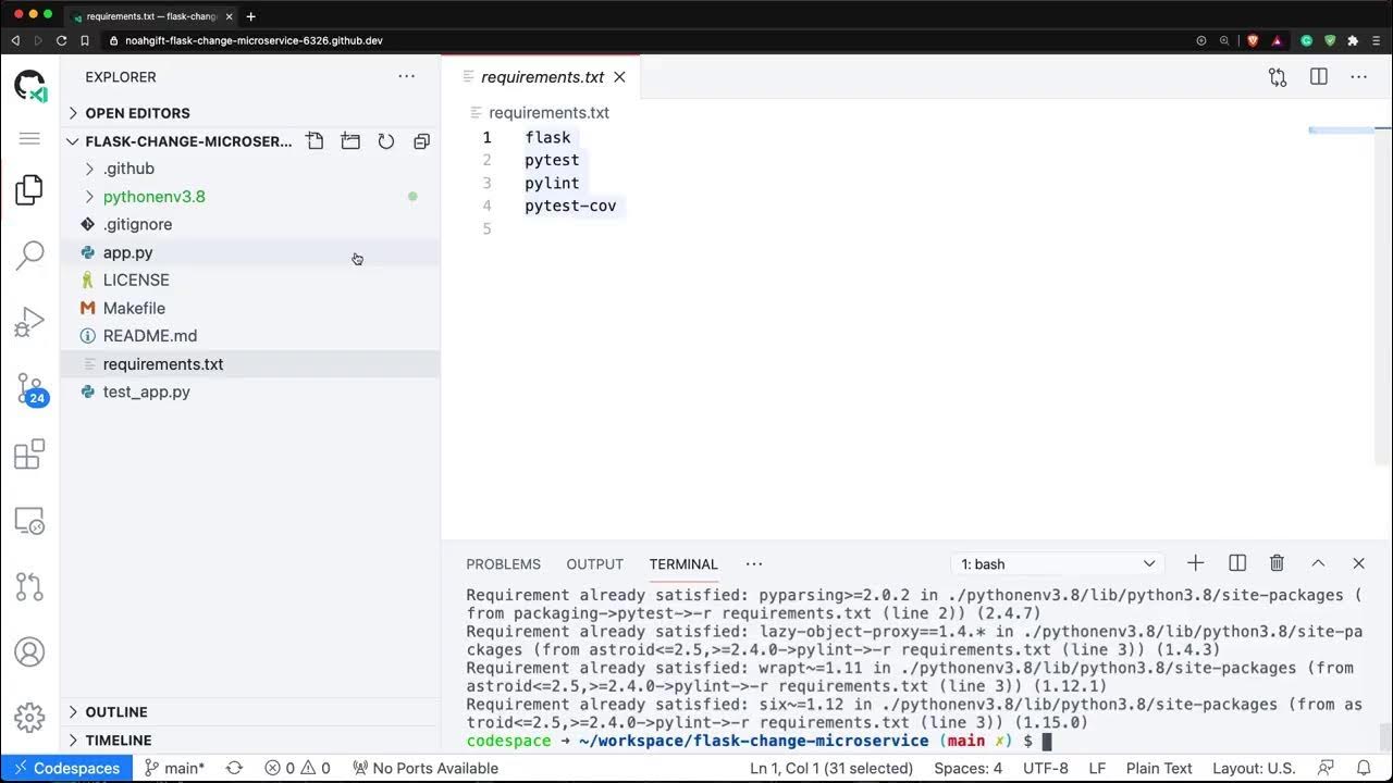 Build a Microservice with Flask - YouTube