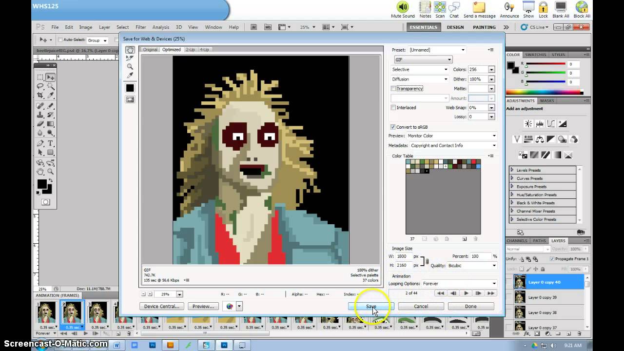 Make your 8bit Gif animation larger - YouTube