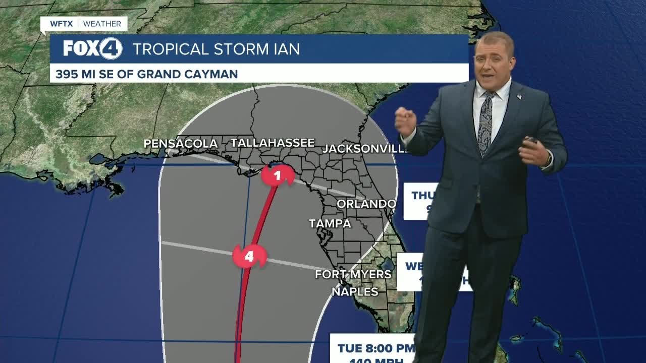 FORECAST: Few storms this weekend, all eyes on Tropical Storm Ian - YouTube