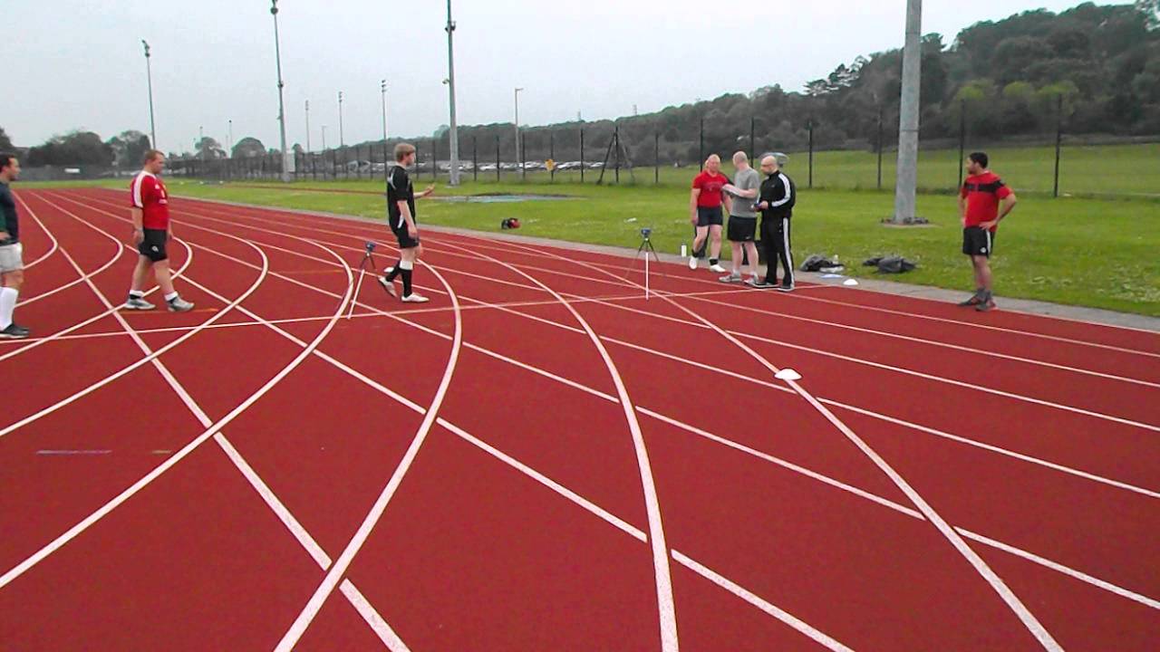 Testing change of direction performance - YouTube