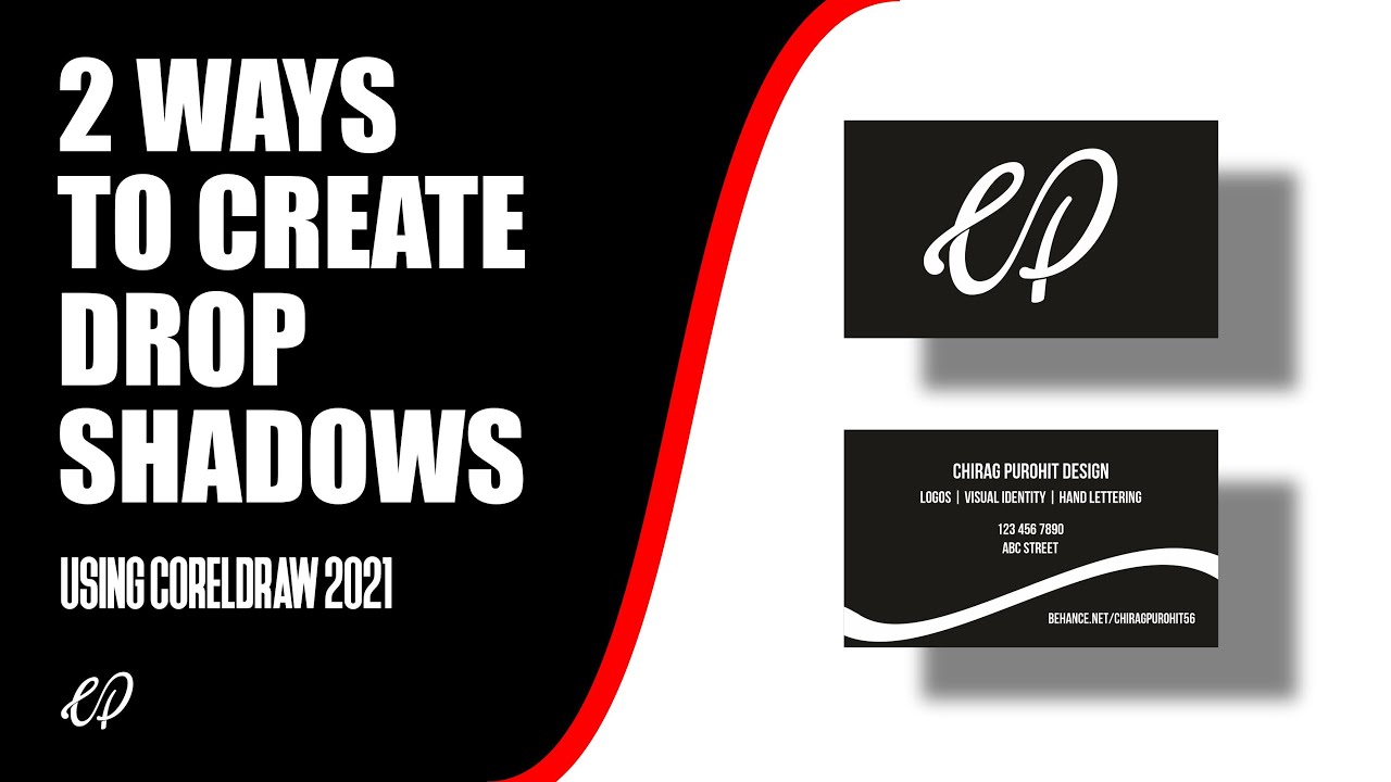 2 Ways To Create Drop Shadow In CorelDraw YouTube 2 Ways To Create Drop Shadow In CorelDraw YouTube