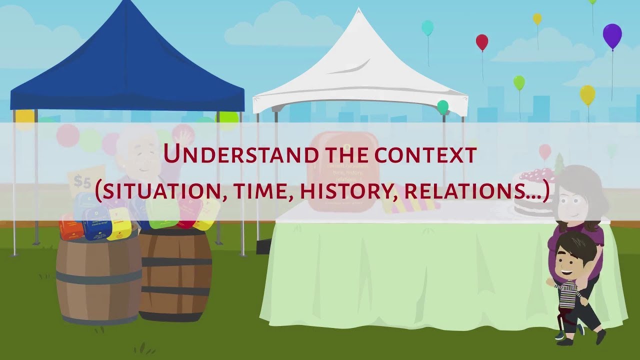 FOCUSED O1: Understand the context (situation, time, history, relations ...