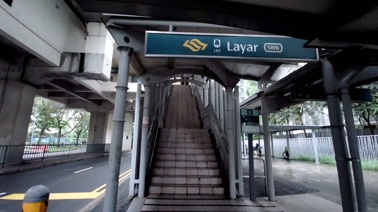 Singapore LRT, MRT ride from Layar to Pending train station (3 of 3 ...