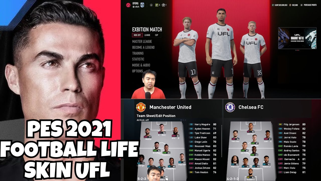 PES 2021 & FOOTBALL LIFE RASA GAME UFL! MENU GRAFIS YANG KECE BANGET 😍😍 ...