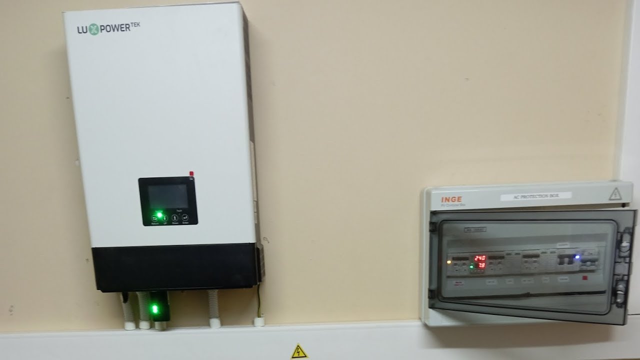 Lux power 5kva Sna with two Hina Ess Lithium battery back up system ...