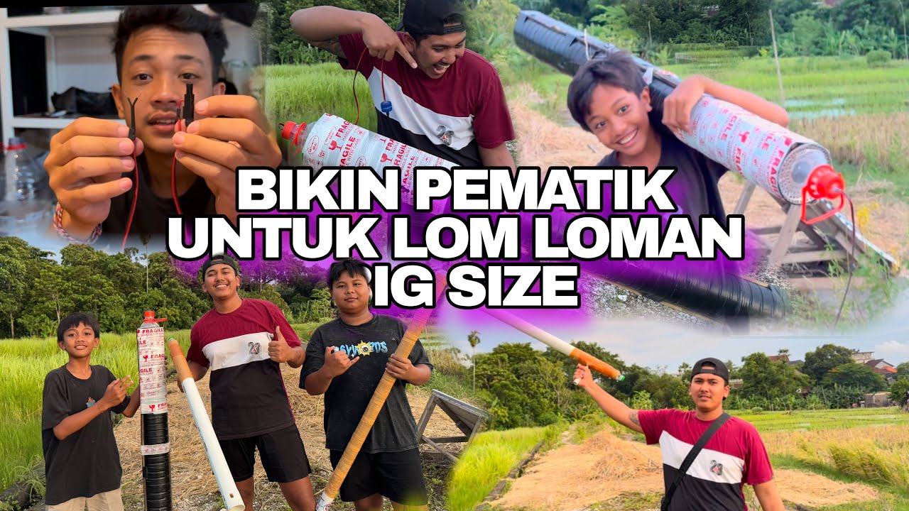 TUTORIAL BIKIN PEMATIK LOM LOMAN TERBARU DAN NYOBAIN LOM LOMAN TGS‼️ ...