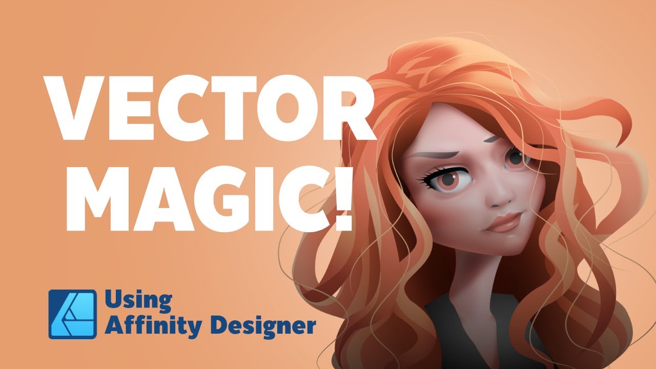 Vector Magic Speed Art in Affinity Designer - YouTube