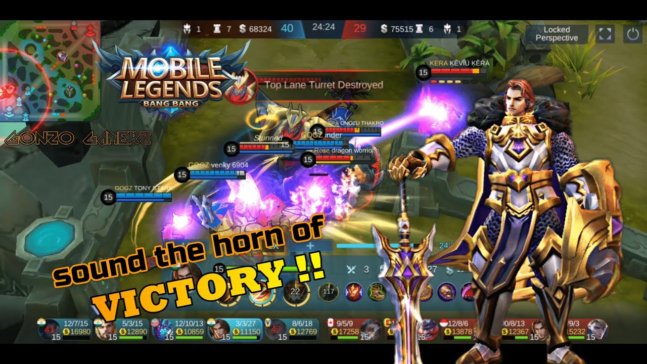 WORLD RANK NO.10 TIGREAL GAMEPLAY #1|MOBILE LEGENDS - YouTube