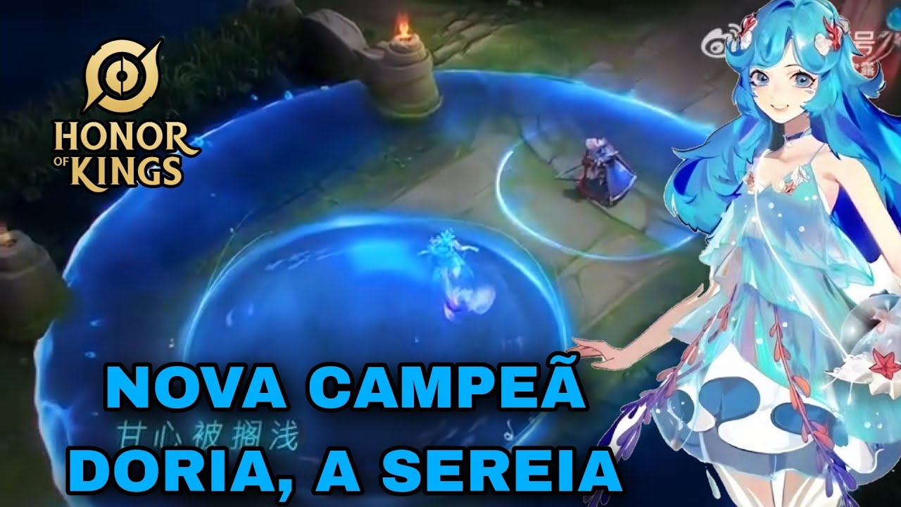 NOVA CAMPEÃ DORIA CHEGANDO NO HOK | Honor Of Kings - YouTube