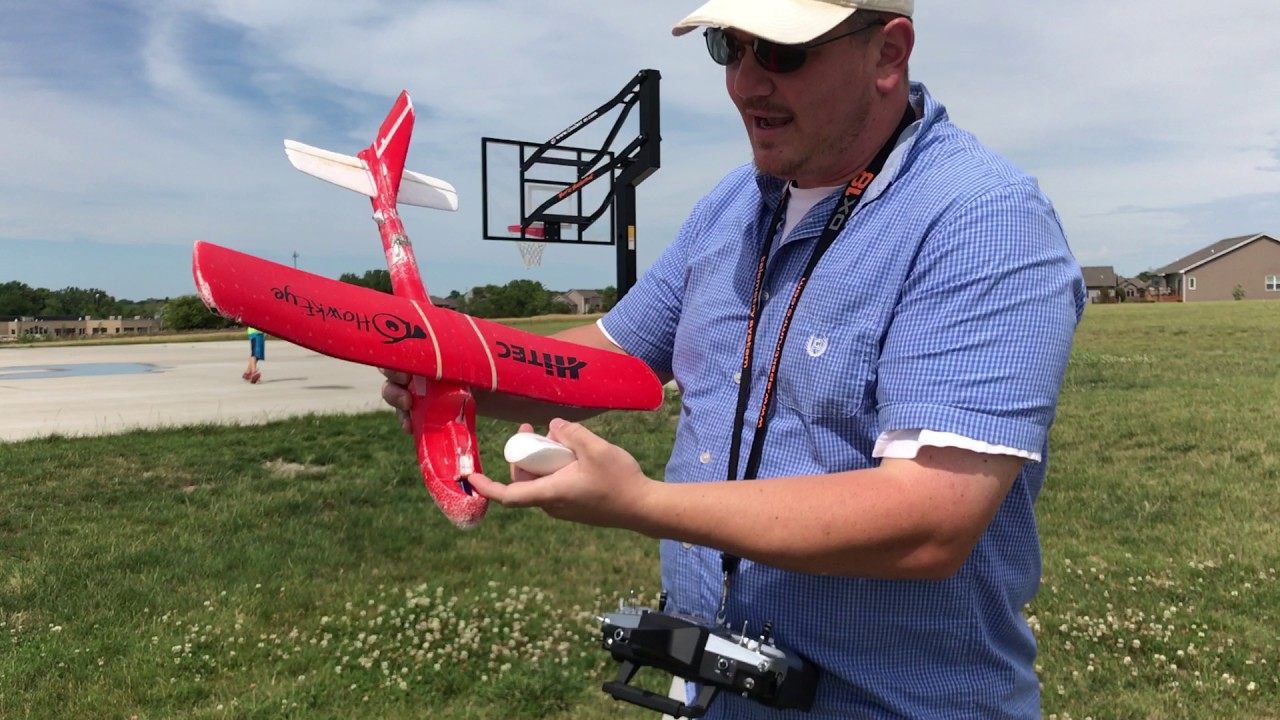 Hi TEC - Hawk Eye - Chuck Glider to RC Glider - Flight Video - YouTube