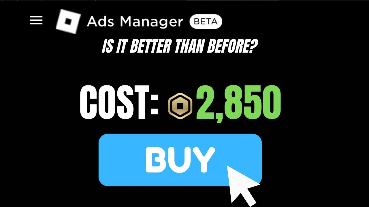 How to use ROBLOX Ad Manager!? - YouTube