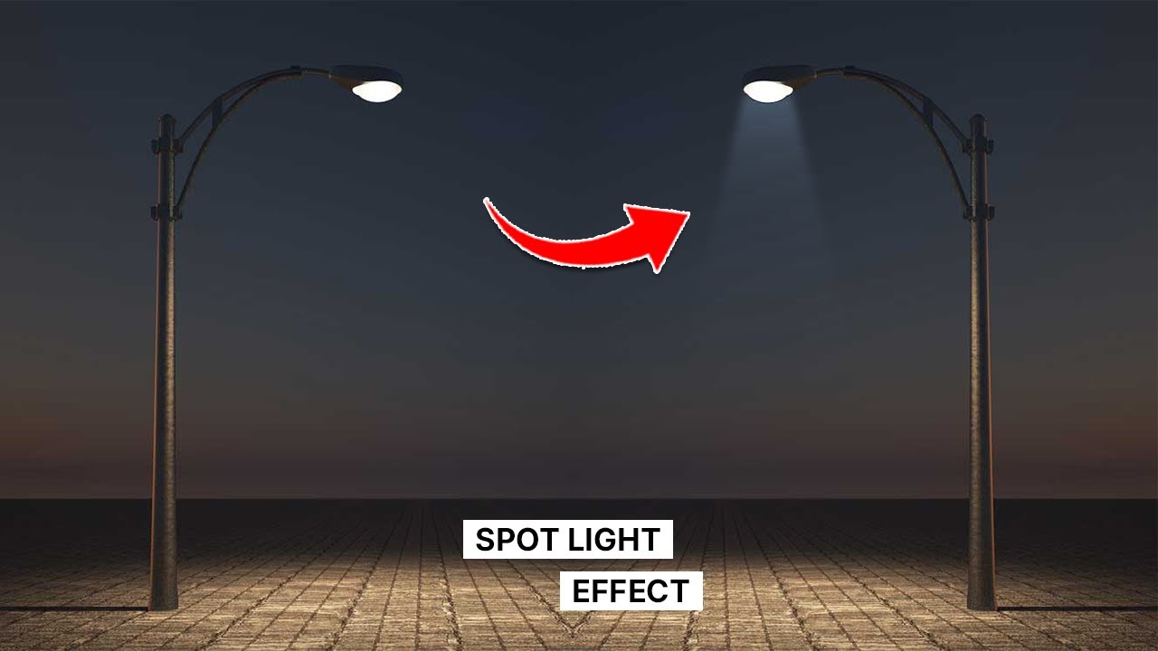 Spot LIGHT Effect | Photoshop For Beginners 2025 - YouTube
