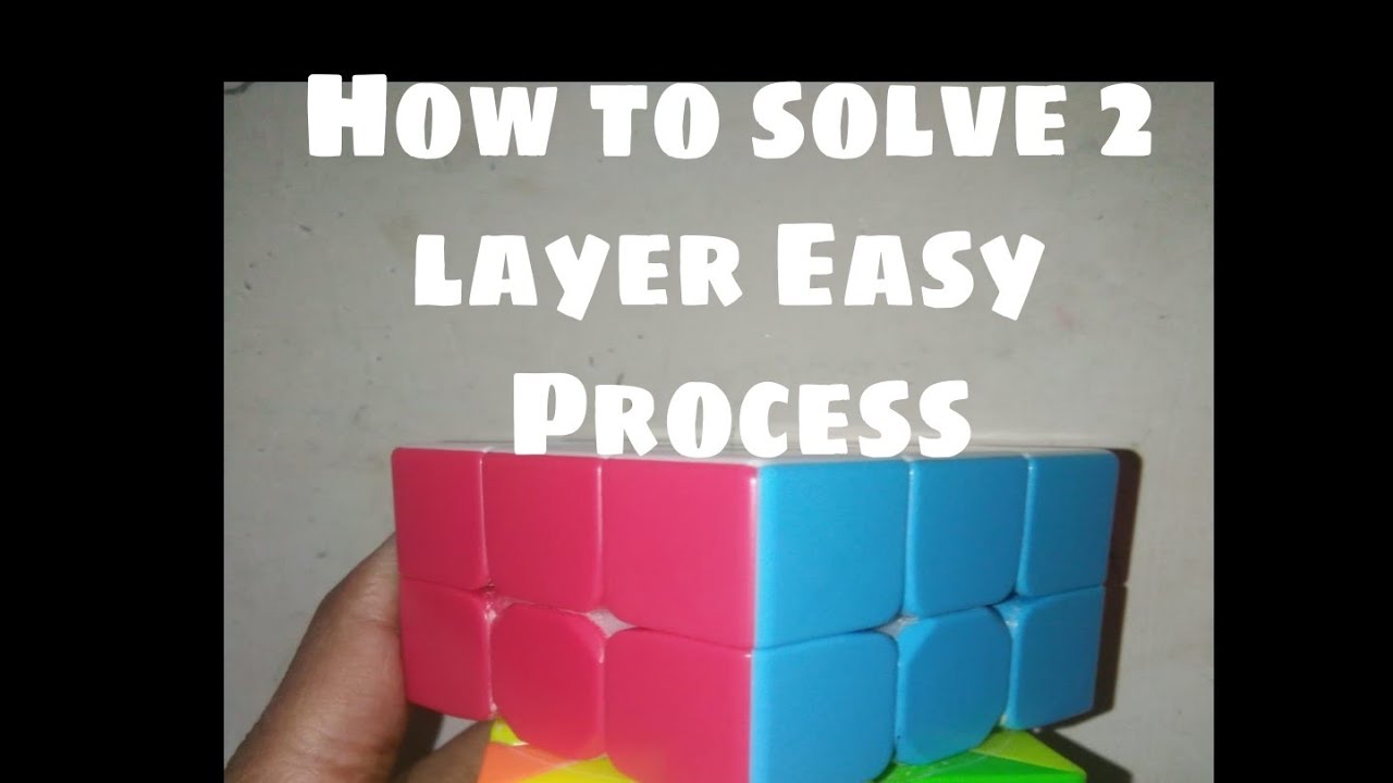 How to solve Rubik's cube 2 layer 👍 (CUBEX) - YouTube