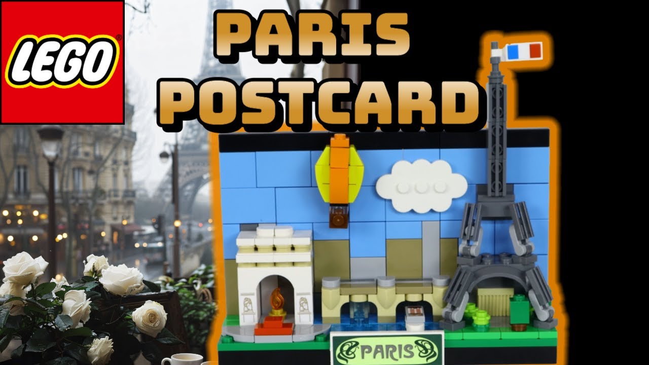 Around the World in LEGO Days! LEGO Creator Paris Postcard Stop-motion ...