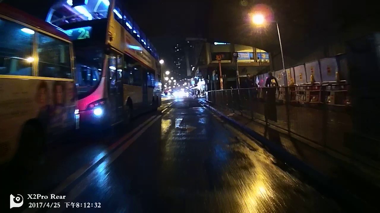DDPai X2 Pro Car Cam Rear Nighttime Demo Video (720P) - YouTube