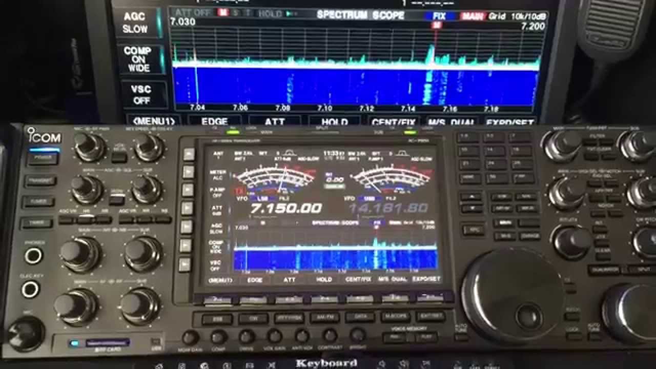 PA9JO With the new IC-7851 - YouTube