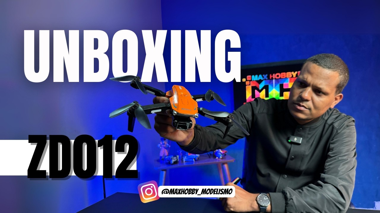 DRONE ZD012 com GPS motores BRUSHLESS bom e barato - YouTube